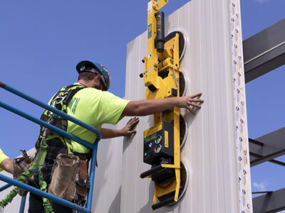 Suction Cup Lifters for Insulated Metal Panels